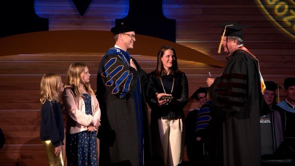 President Brock Tessman invested as 13th president of Montana State ...