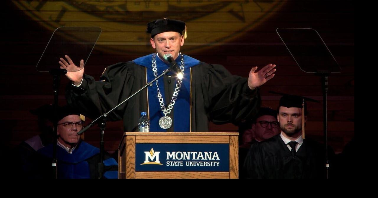 President Brock Tessman invested as 13th president of Montana State ...