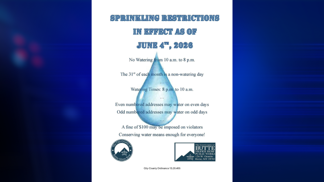Butte-Silver Bow launches watering restrictions | State | msuexponent.com