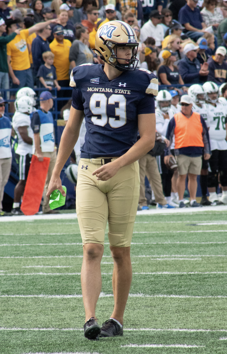 Punter Brendan Hall represents MSU at the 2025 NFL Scouting Combine ...