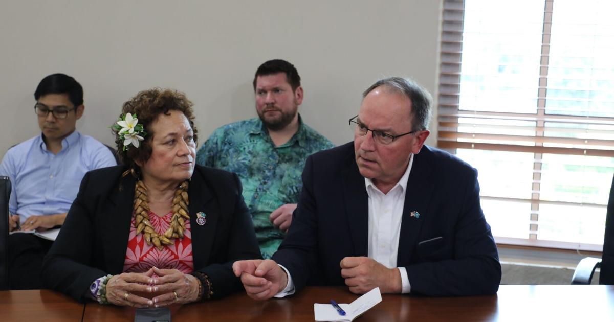 Amata with congressional delegation that visited Palau to support ... Amata with congressional delegation that visited Palau to support ...