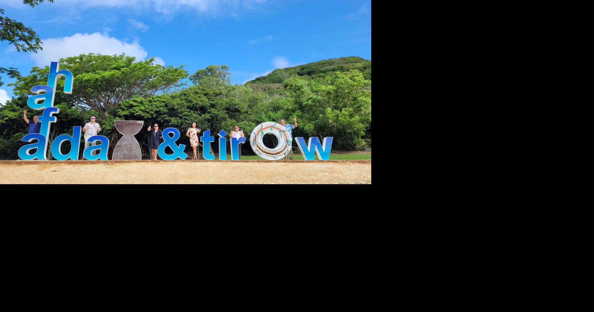 MVA unveils Hafa Adai-Tirow iconic sign in Marpi | Community Bulletins ...