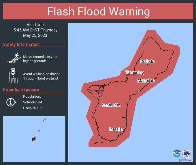 Flash Flood Warning for Guam | News | mvariety.com