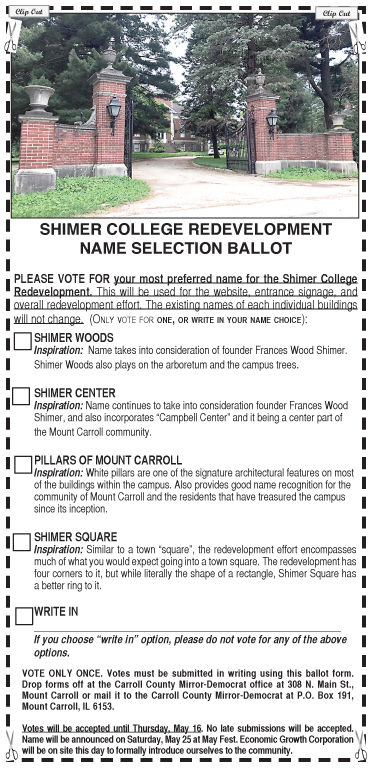 Campbell Center/ Shimer College Campus renaming | News ...