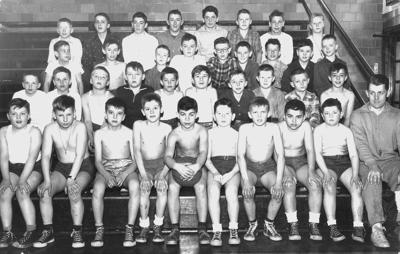 Coach Charlie Kirkpatrick and his 1954 MC team | Sports/School ...