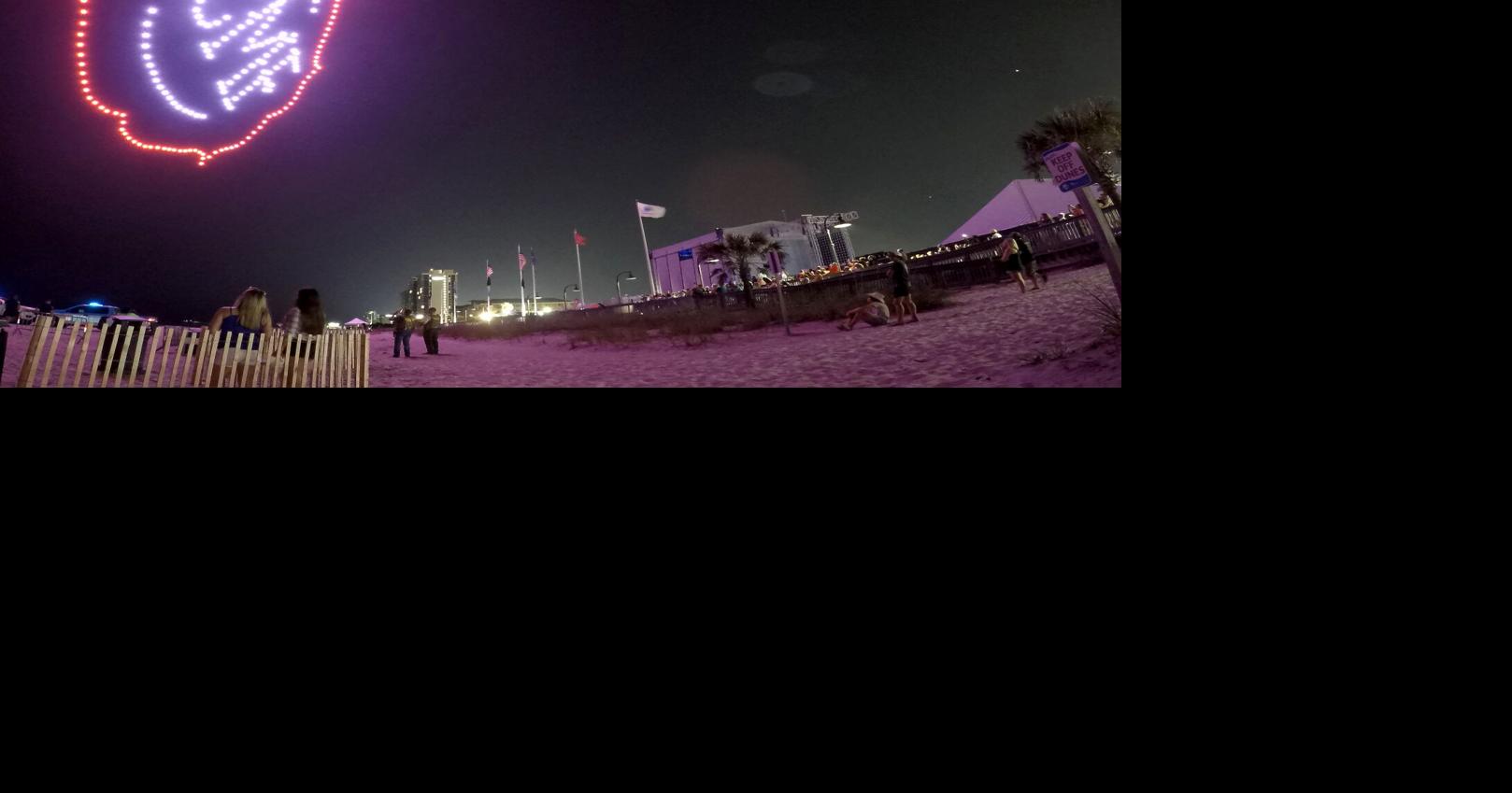 Drone light show wows crowd, announces Morgan Wallen as CCMF headliner ...