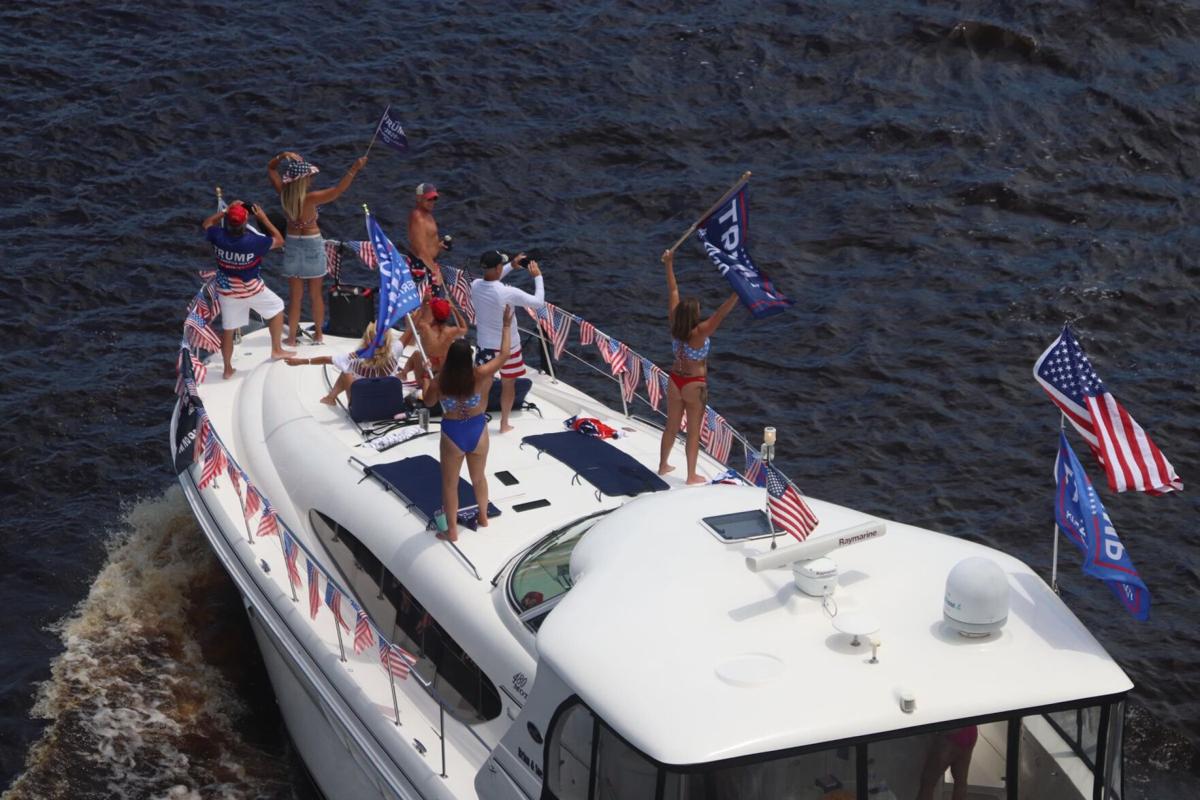 Trump supporters hold boat parade on Waterway | Horry County ...