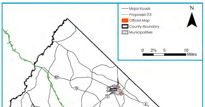 Horry County Council moves one step closer to putting I-73 on the map ...