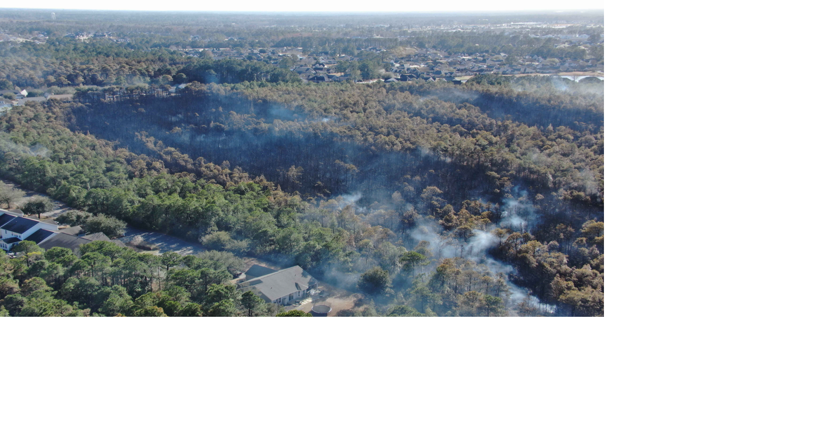 Carolina Forest SC wildfire 100% contained | News | myhorrynews.com