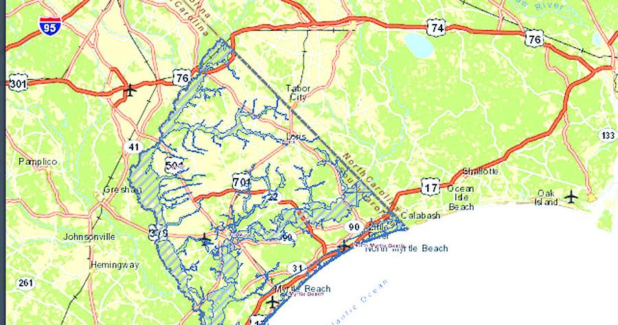 Horry County officials dispute FEMA flood zone maps | Horry County ...