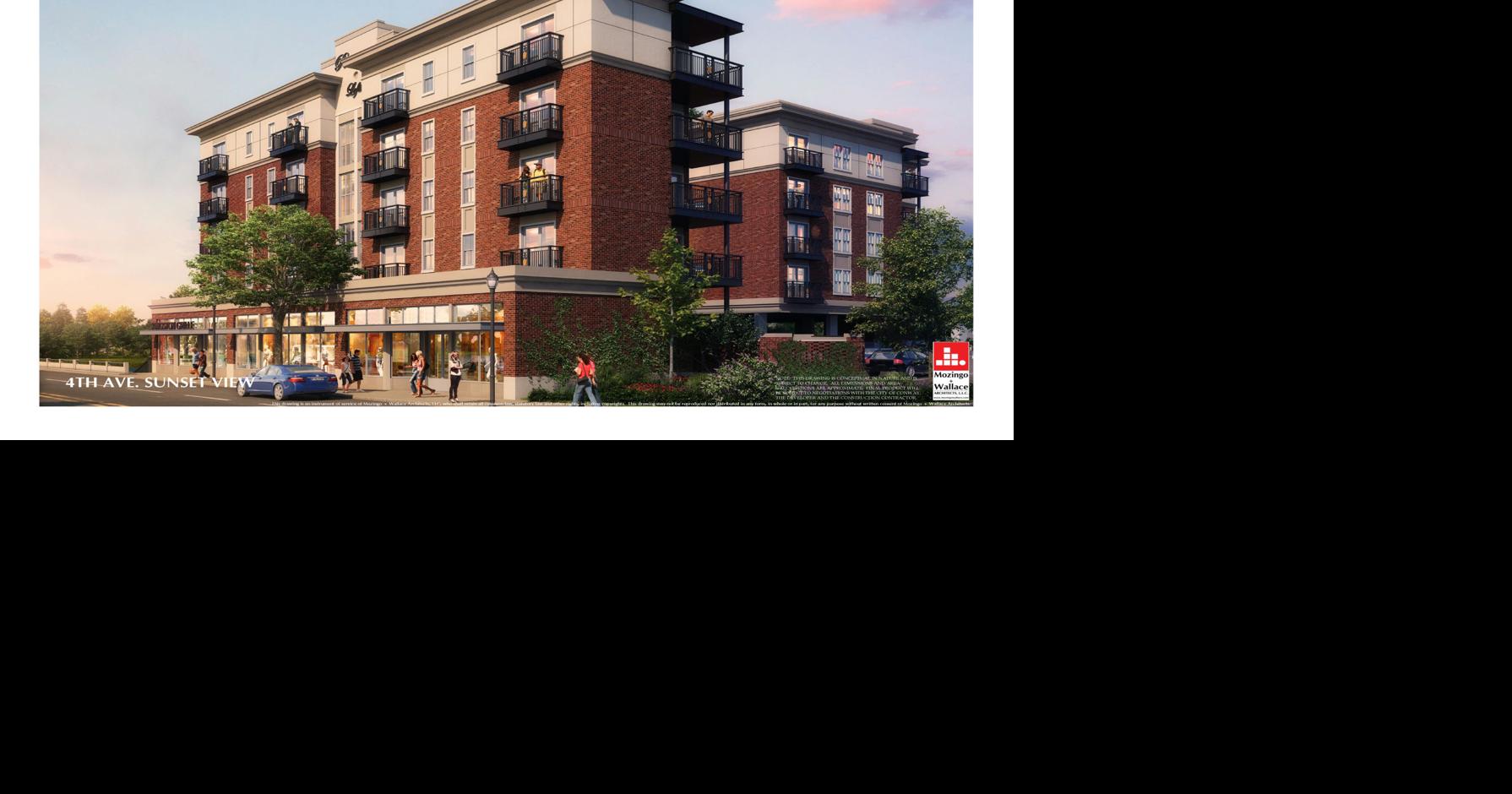 Developer, city reveal plans for five-story Downtown Conway residential ...