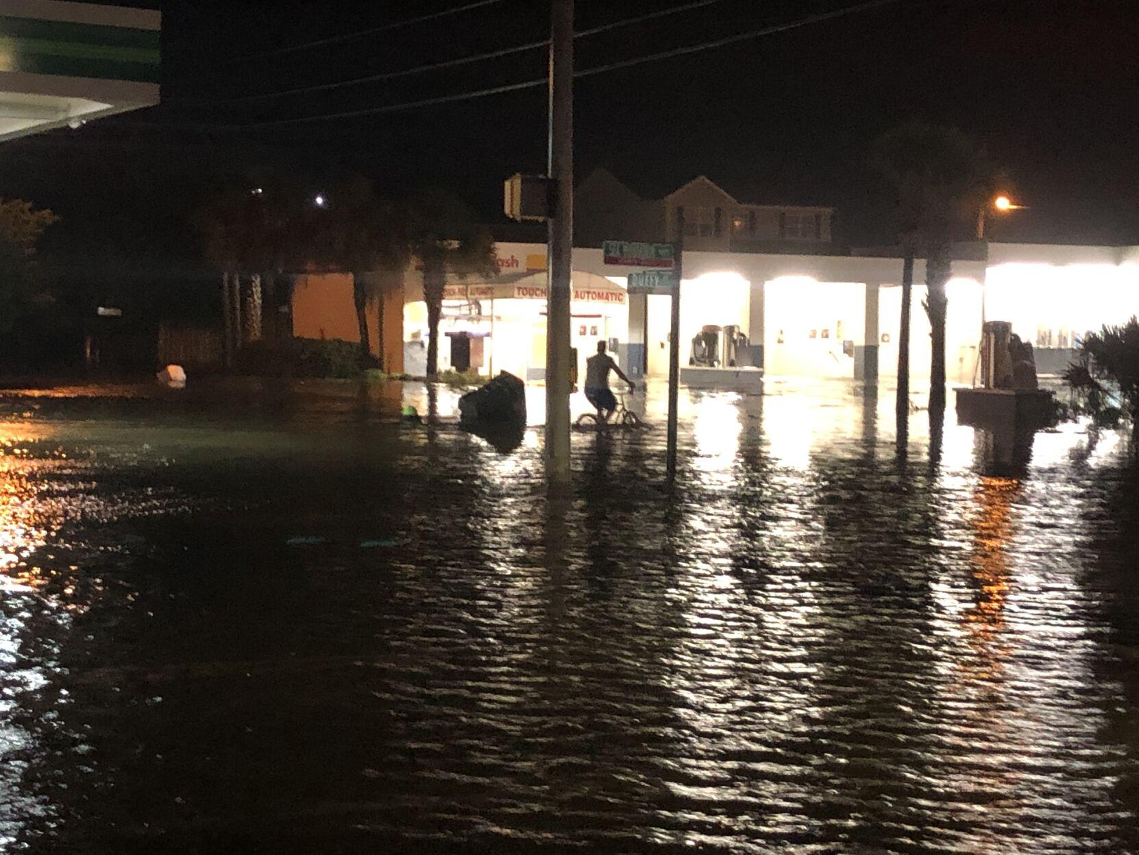 Cherry Grove floods, stranding a gas station clerk and causing high ...