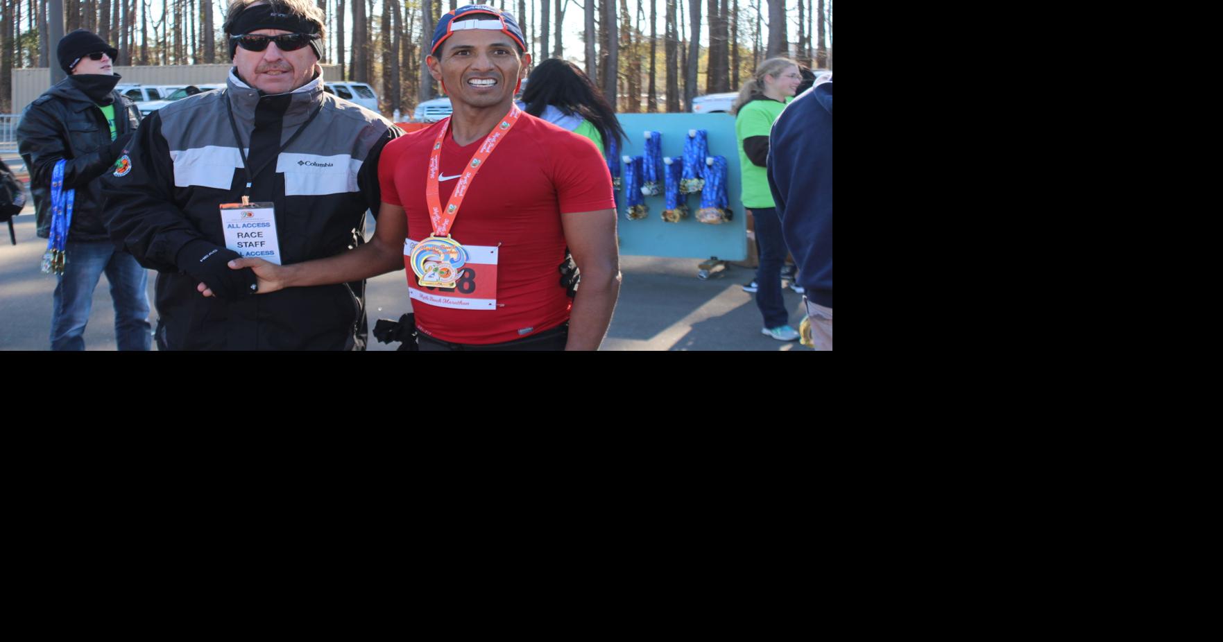 Myrtle Beach Marathon runners brave the cold, cross finish line ...