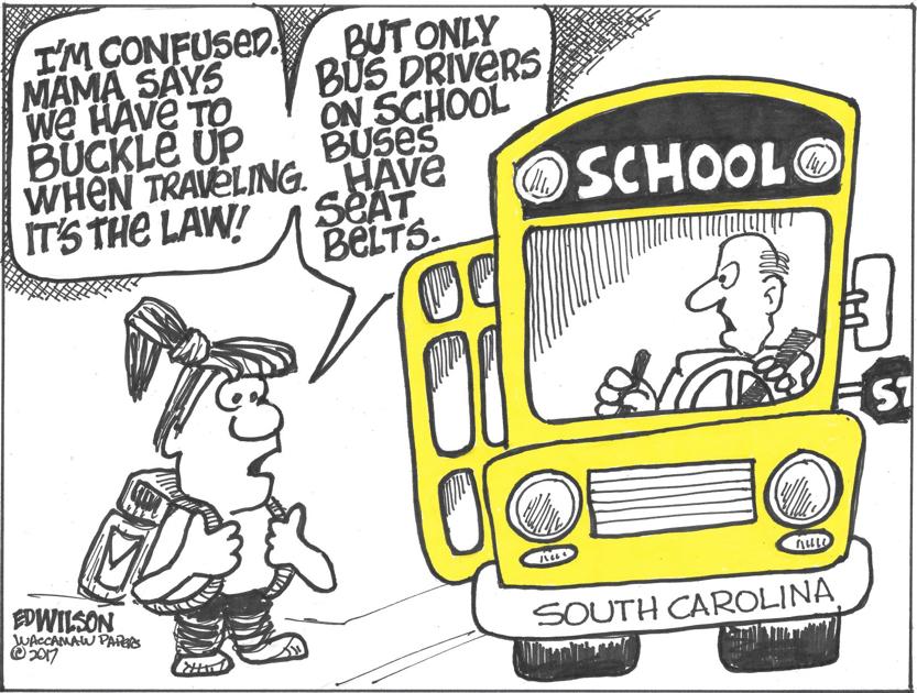 Seatbelt on School Buses | Editorial Cartoons | myhorrynews.com