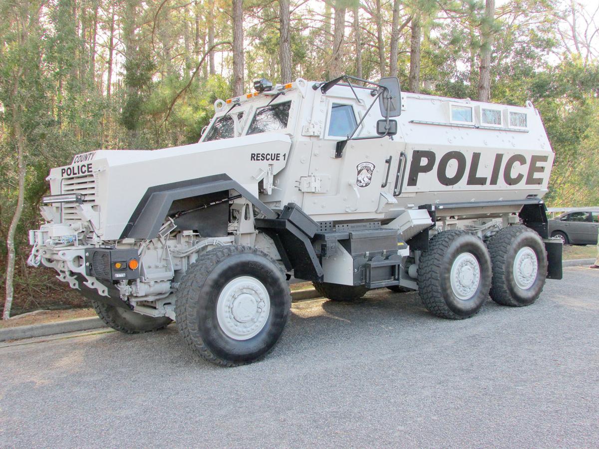 Horry County police say new armored vehicle added solely for rescue ...