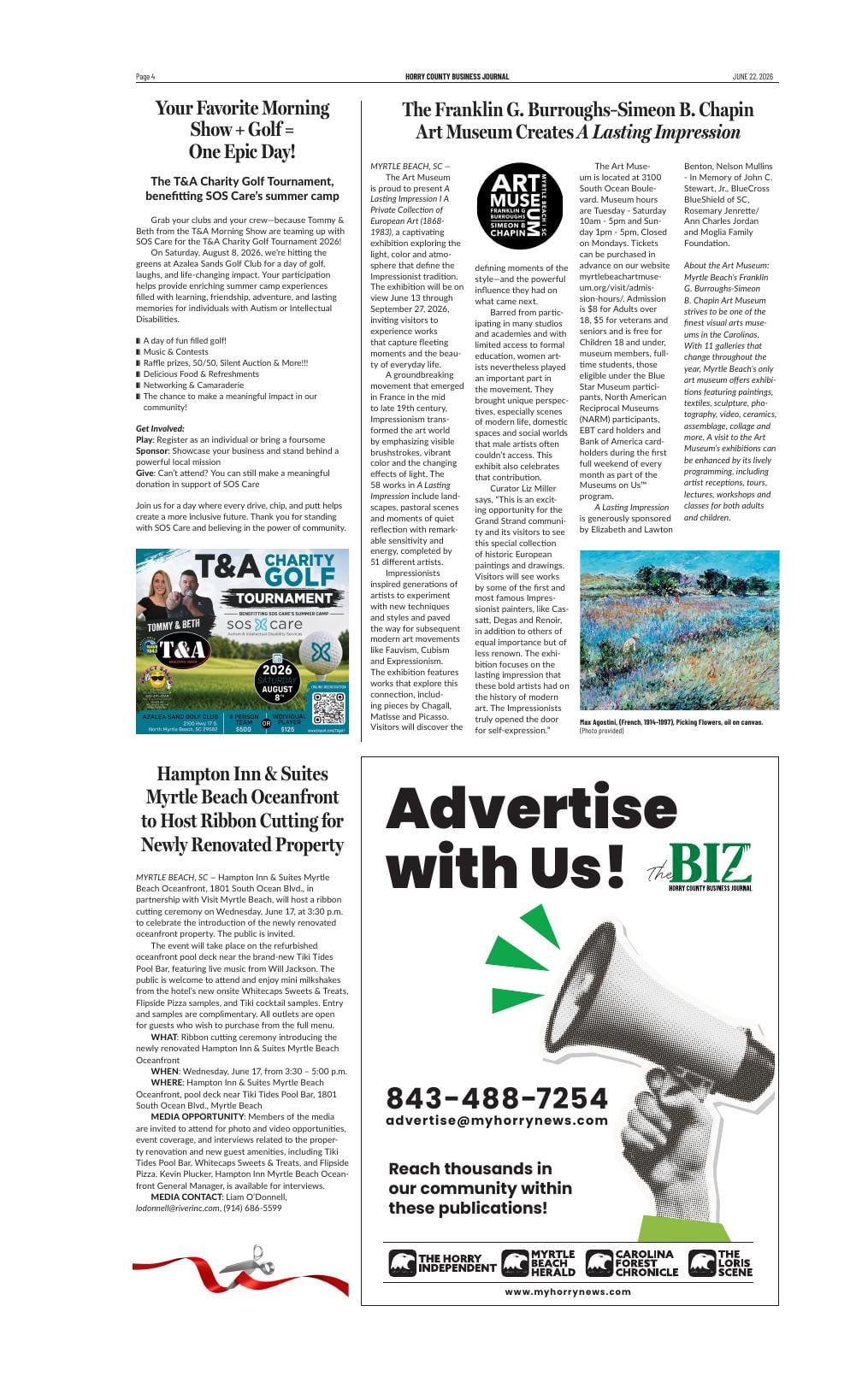 Page 01 | The Business Journal e-Edition | myhorrynews.com