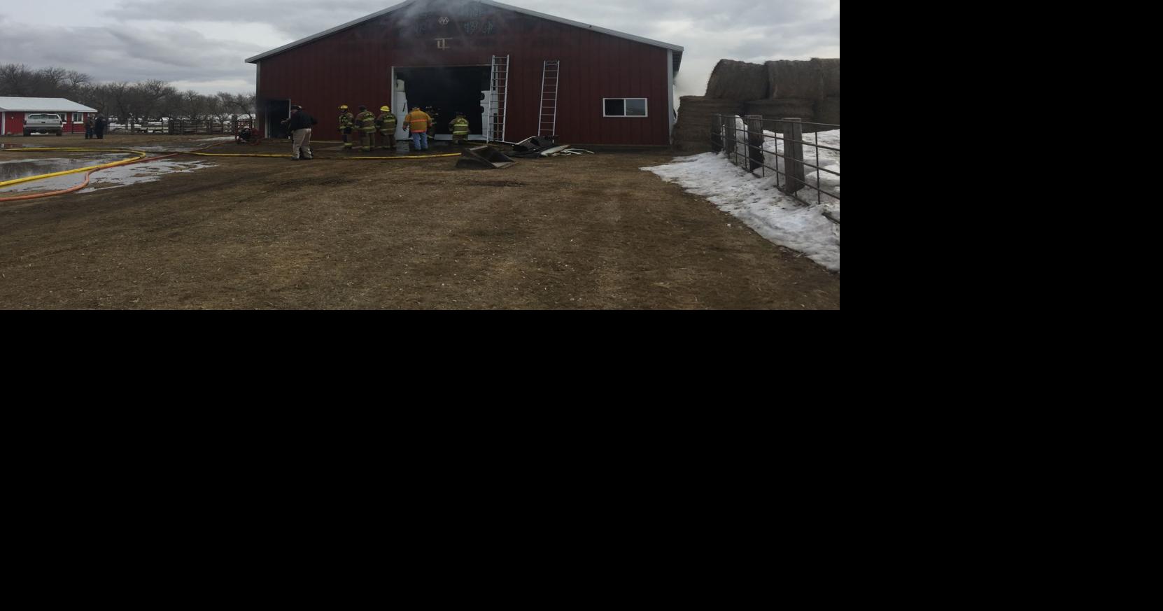 Fire Destroys New Pole Barn | Local News | mykxlg.com