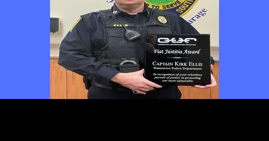 Good News: Watertown Police captain wins prestigious award | Local News ...