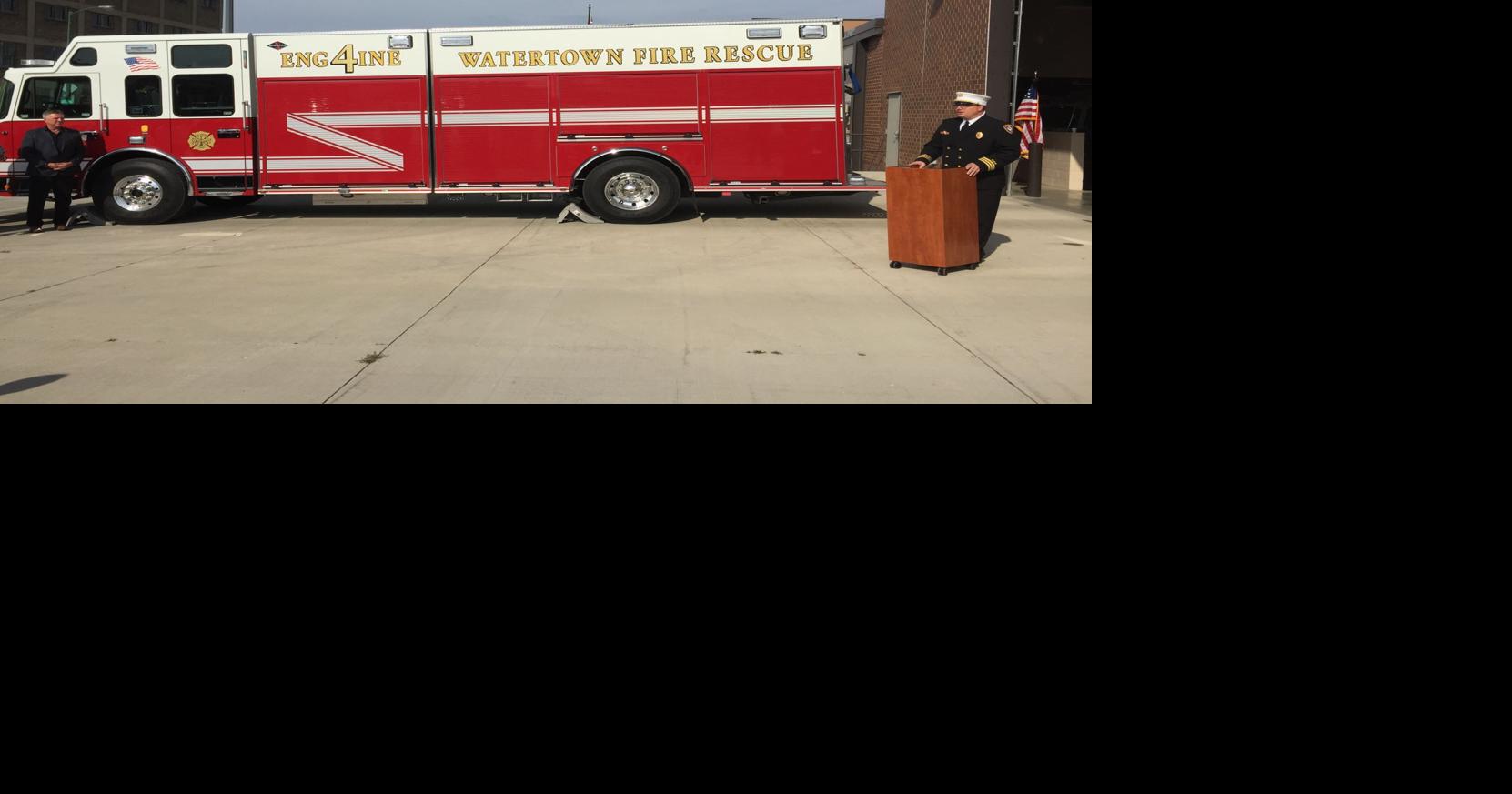 Watertown Fire Rescue Adds New Fire-Rescue Truck To Its Fleet At ...