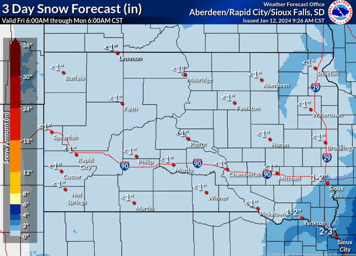 Northeast SD region could see ground blizzard conditions over the ...