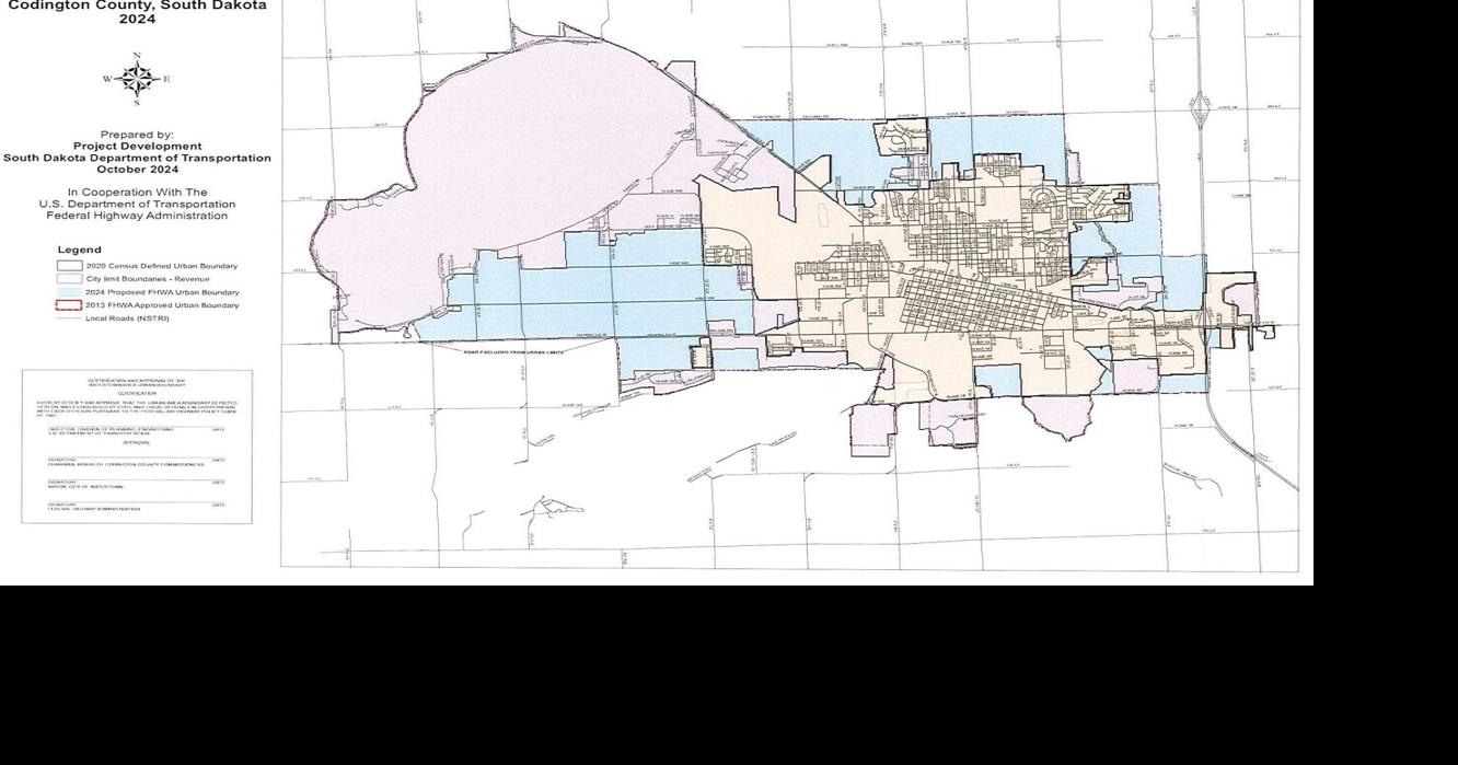 Codington County Commissioners Approve Adjusted Urban Boundary Map ...