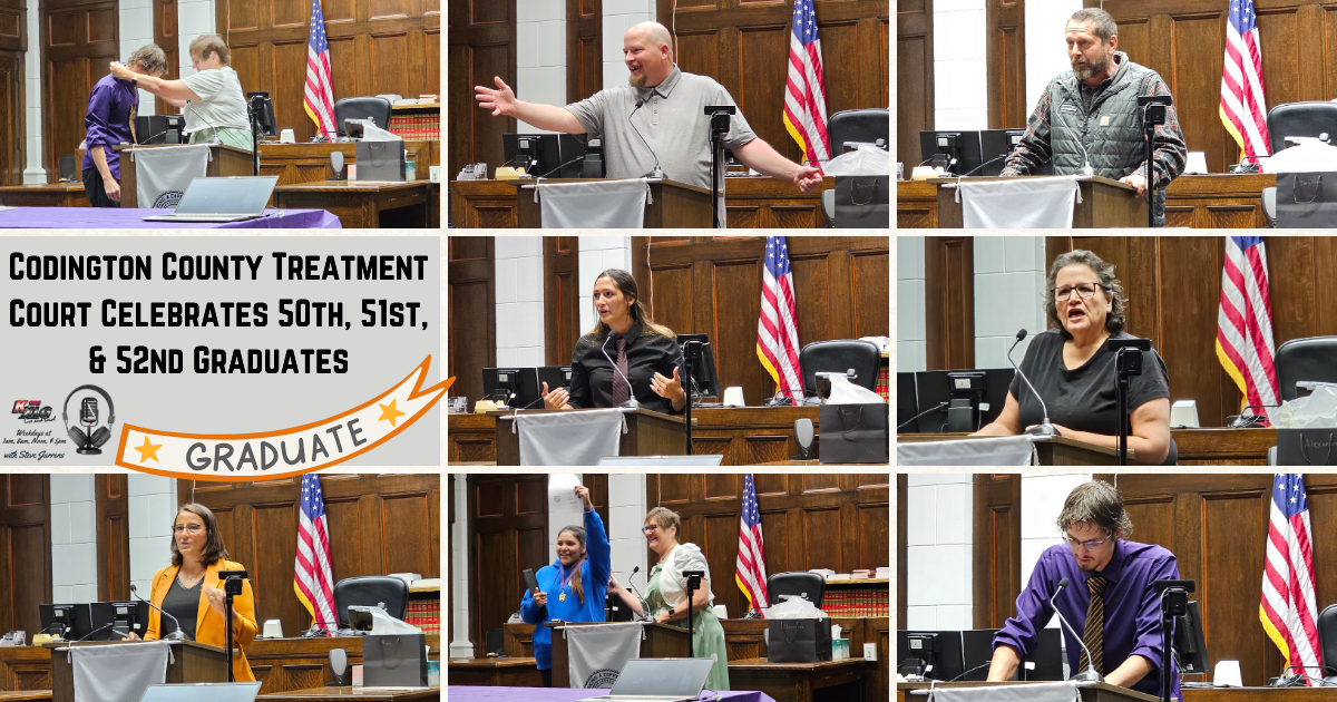 Codington County Treatment Court Celebrates 50th, 51st, & 52nd ...