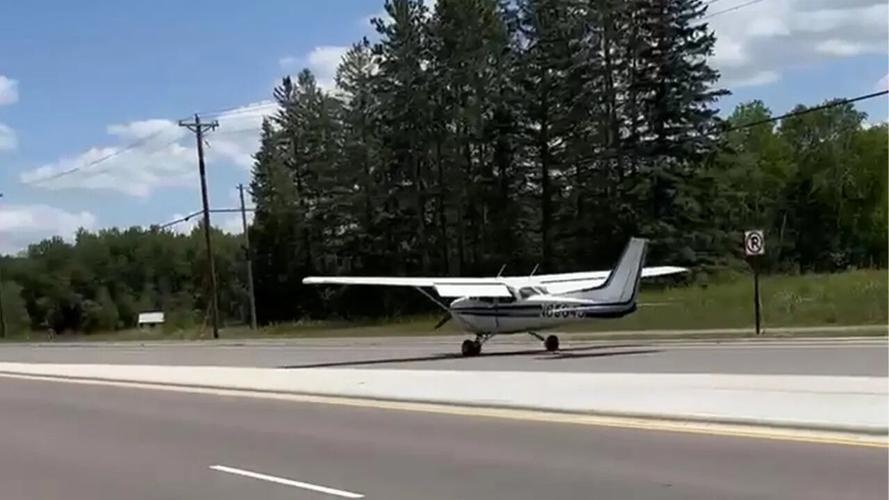 Pilot makes emergency landing on road in Minneapolis suburb after getting oil pressure warning ...