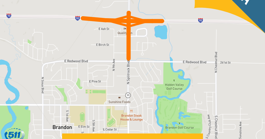 Traffic Switch Scheduled on I-90 and Exit 406 at Brandon | State News ...