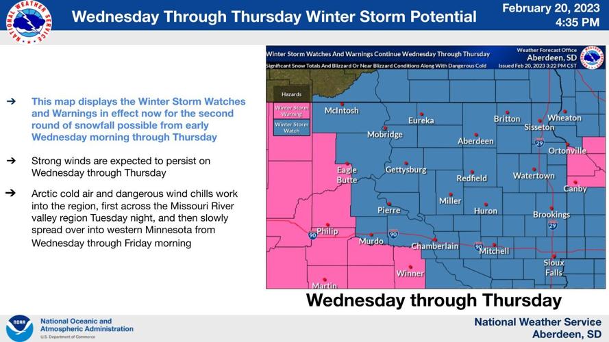 NWS Aberdeen: Evening Update for Tuesday - Thursday Winter Storm ...