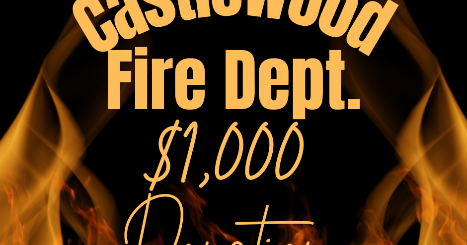 Good News: Castlewood Fire Department Receives Sizeable Donation | Local News | mykxlg.com