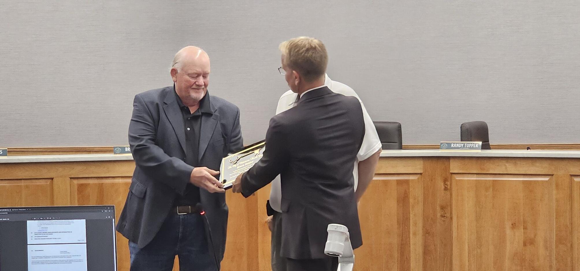Good News: Watertown Mayor Holien Presents Outgoing Council Members ...