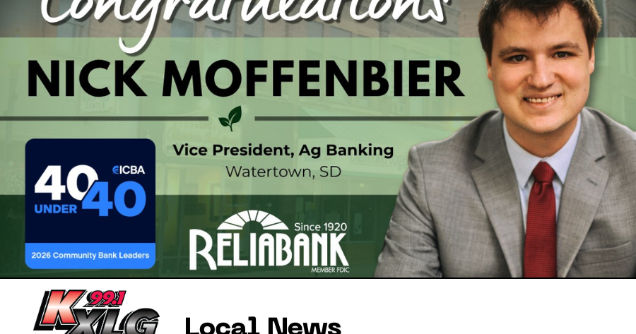 Reliabank’s Nick Moffenbier Named to ICBA’s 2026 40 Under 40: Community ...