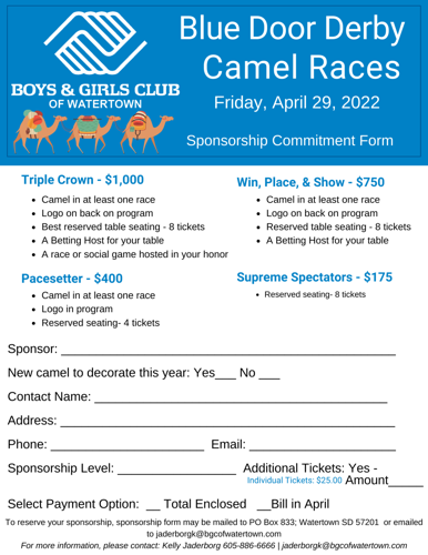 Saddle Up! The Annual Boys and Girls Club Camel Races are Coming to ...