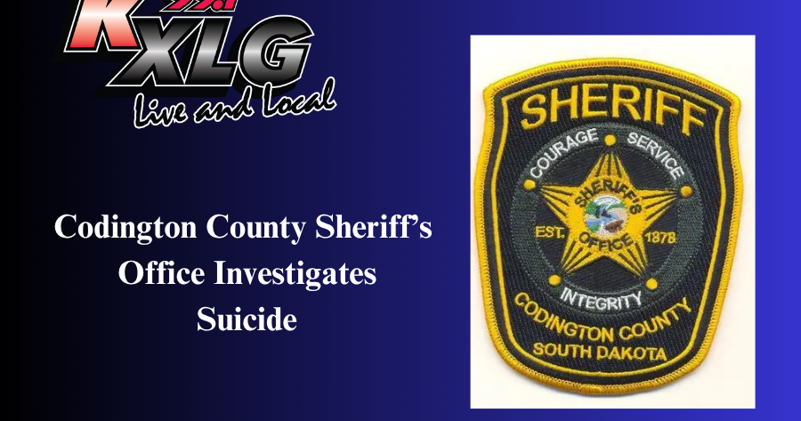 Codington County Sheriff's Office Investigates Suicide | Local News ...