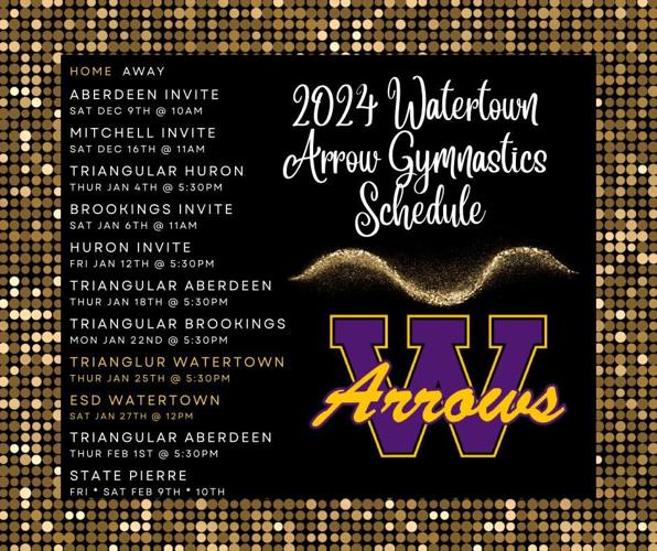 Good News: Watertown Arrow Gymnastics Team Place 1st in Huron and 3rd ...