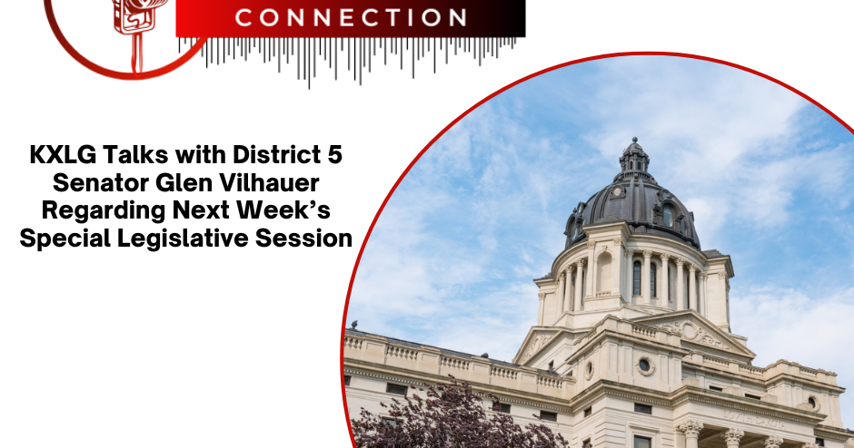 KXLG Talks with Senator Glen Vilhauer Regarding Next Week's Special ...