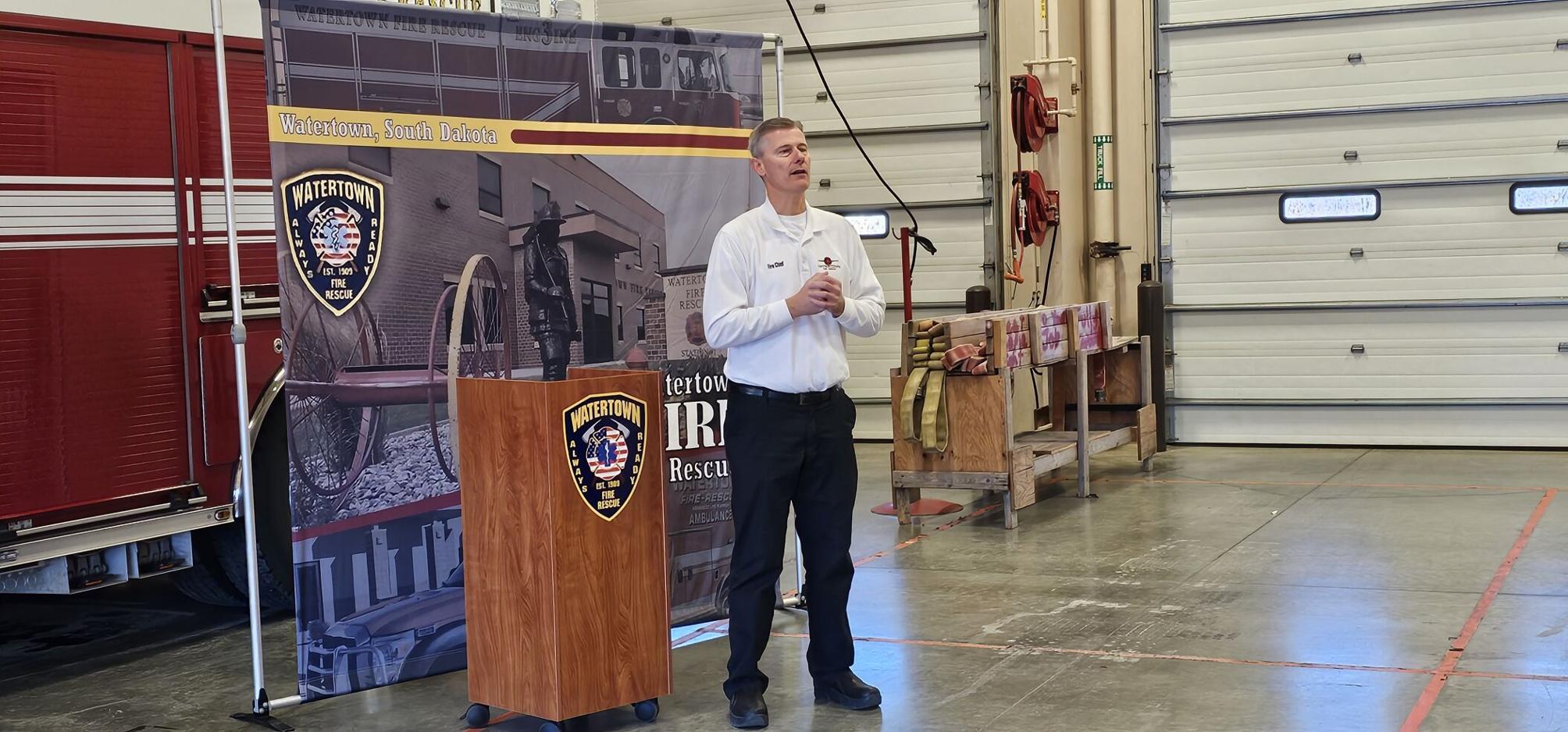 Good News: Watertown Fire Rescue Welcomes New Engine 1 with Traditional ...