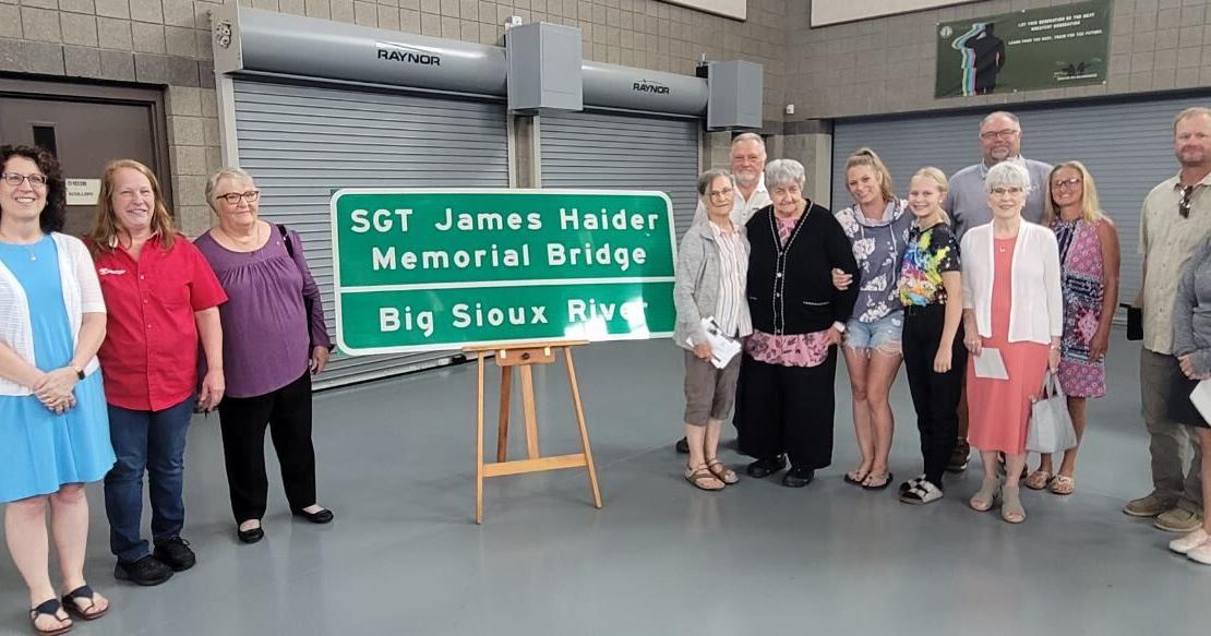 Dept. of Veteran Affairs Bridge Dedication Ceremony for Local Sgt ...