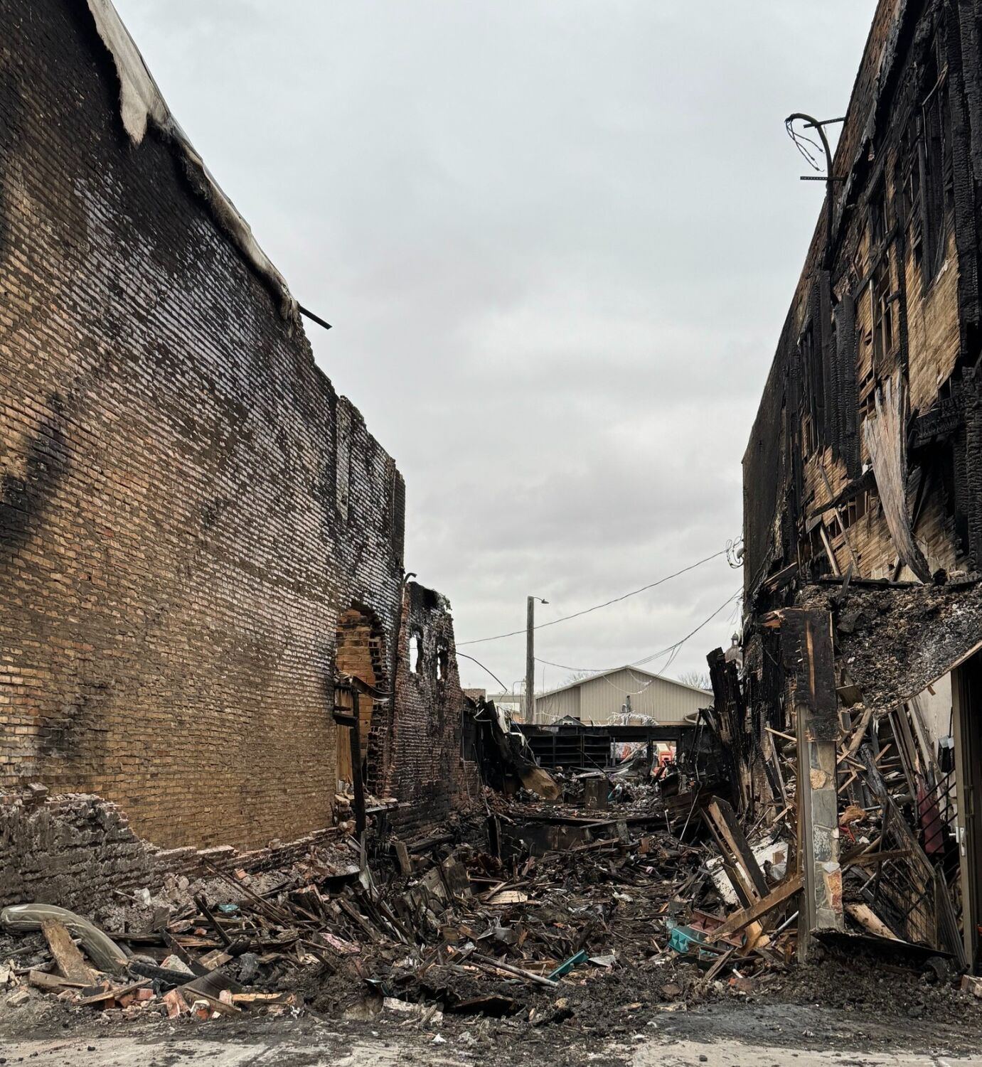 Brookings Fire Ruled Accidental After Major Downtown Fire Collapses ...