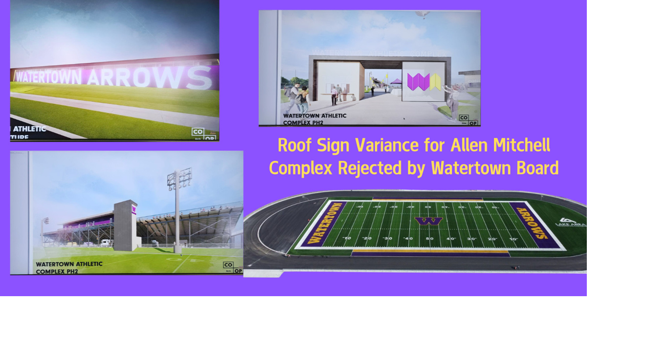 Roof Sign Variance for New Allen Mitchell Complex Rejected by Watertown Board | Local News ...