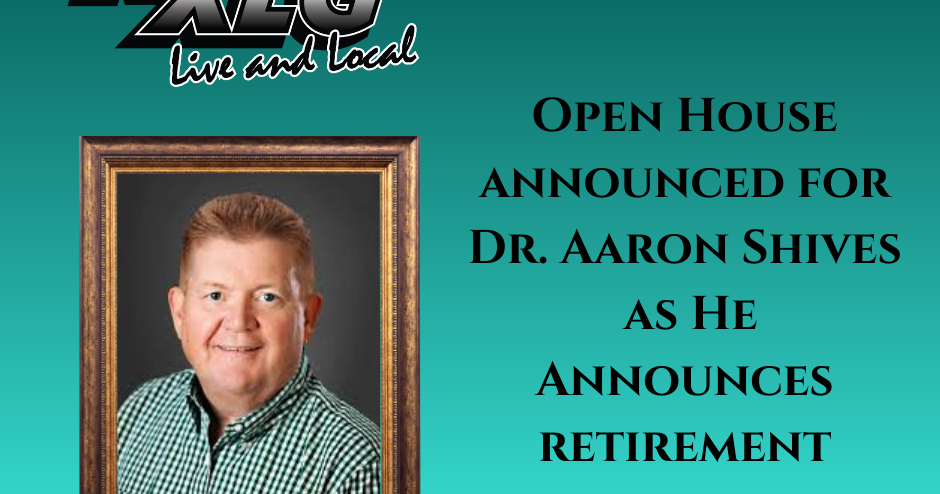 Open House Announced for Dr. Aaron Shives as he Announces Retirement ...