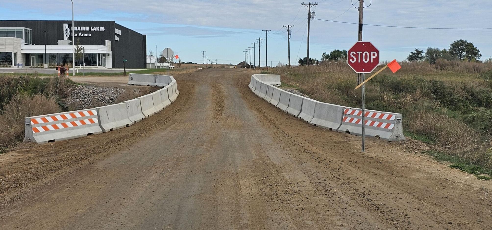 Road Near New Ice Arena Now Safer with Barricades in Place | Local News ...