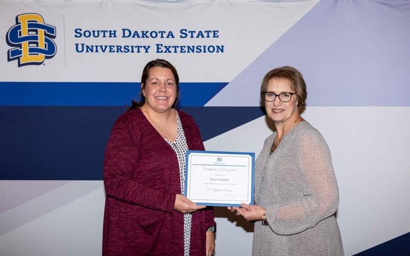 Locals recognized by SDSU Extension | Local News | mykxlg.com