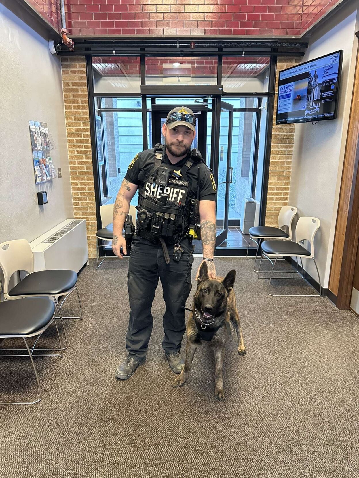 Brookings County Sheriff's Dept. welcomes new K-9 Deputy "Szakal ...