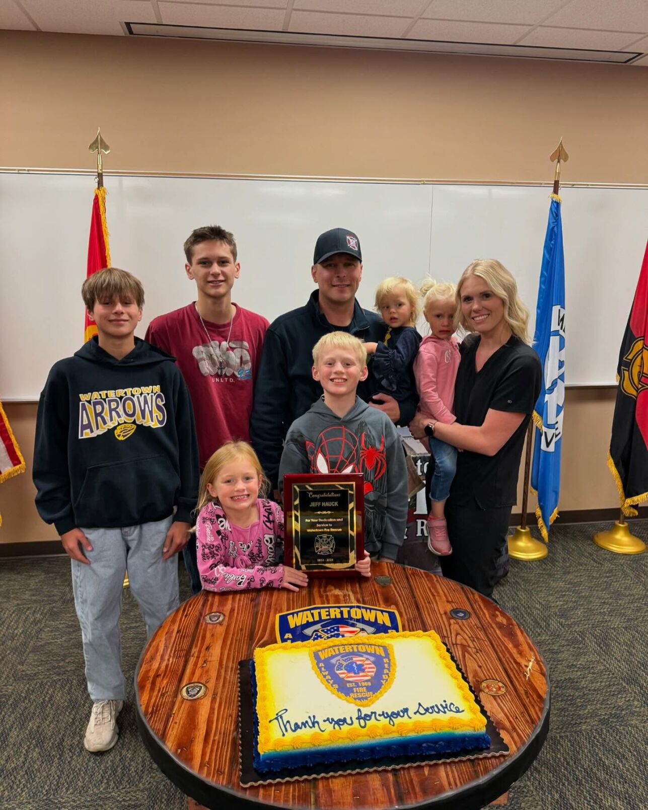 Watertown Fire Rescue Celebrates Jeff Hauck’s Service | Local News ...