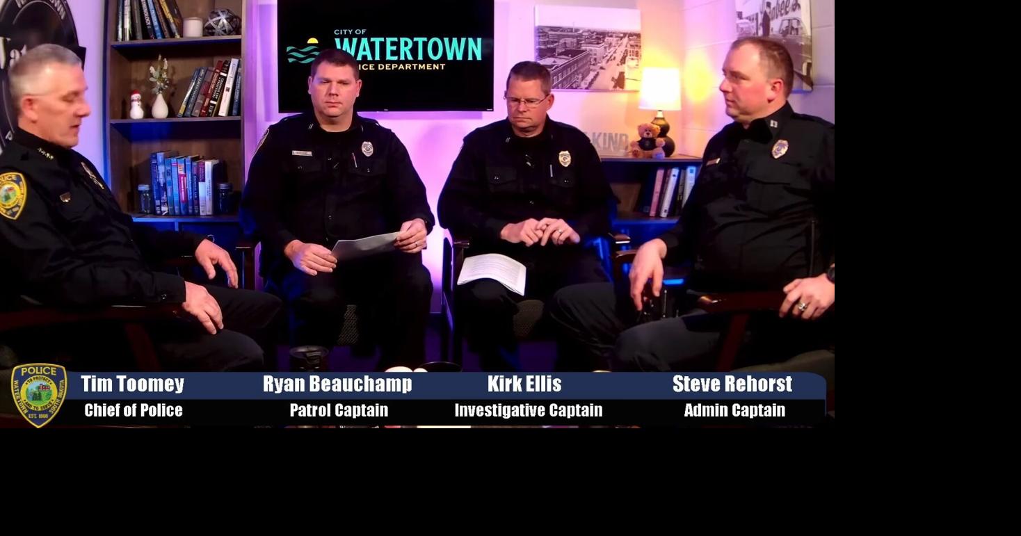 Watertown Police Annual Report: Lowest Crashes in 15 Years; Increase in ...