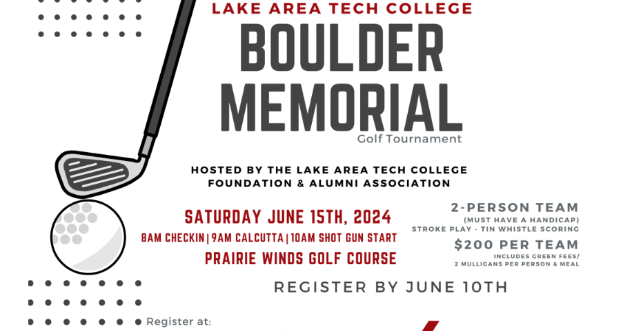 Lake Area Technical College to Host Boulder Memorial Golf Tournament ...