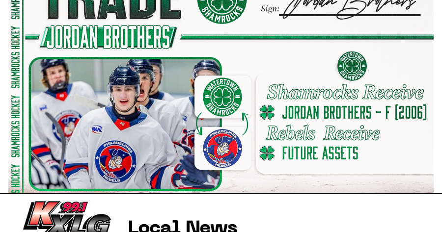 Shamrocks Acquire Jordan Brothers from Philadelphia Rebels | Local News ...