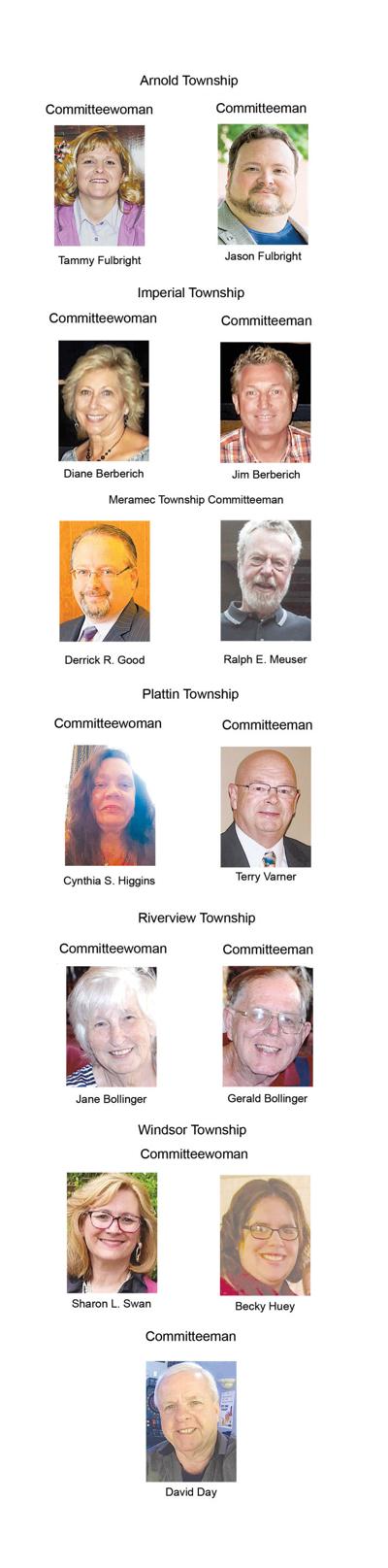 POLITICAL PARTY COMMITTEES: Contested races only for Republican spots ...