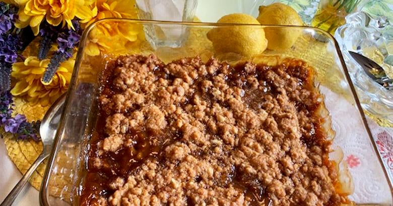 My Leader Yummy Easy Fruit 'N' Pudding Crisp | Recipes | myleaderpaper.com